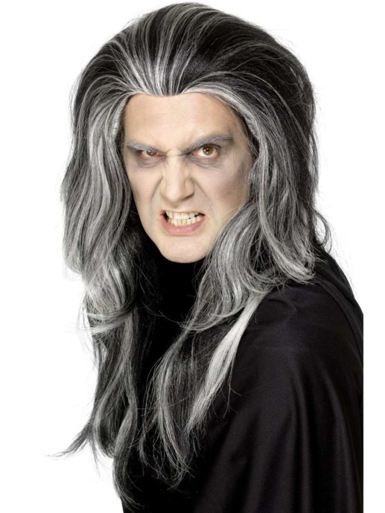 Black Gothic Vampire Wig - Costume Creations By Robin