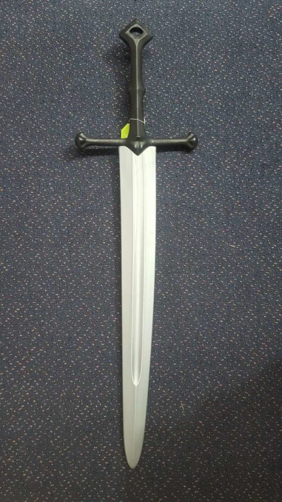 Medieval Sword - Plastic 98cm - Costume Creations By Robin